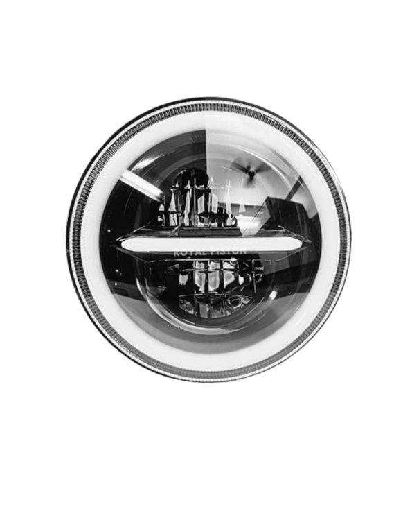 HJG 7-Inch 90W LED Headlight for Royal Enfield Bullet – High ...