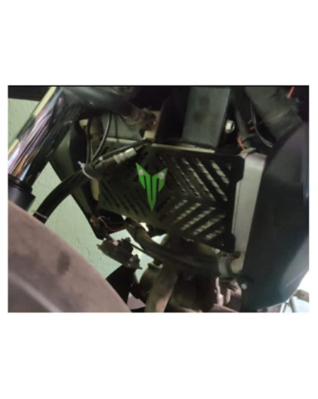 MT 15 Radiator Guard Heavy Black Green – Bullet Studio
