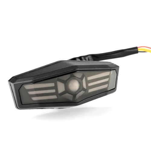 Universal LED Tail Light with Integrated Turn Signals – Smoked Lens ...