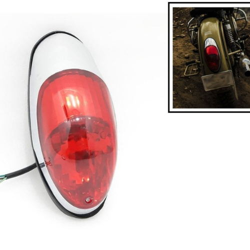 Vintage Oval Tail Light (Uno Minda TL-6107) for Old Royal Enfield ...