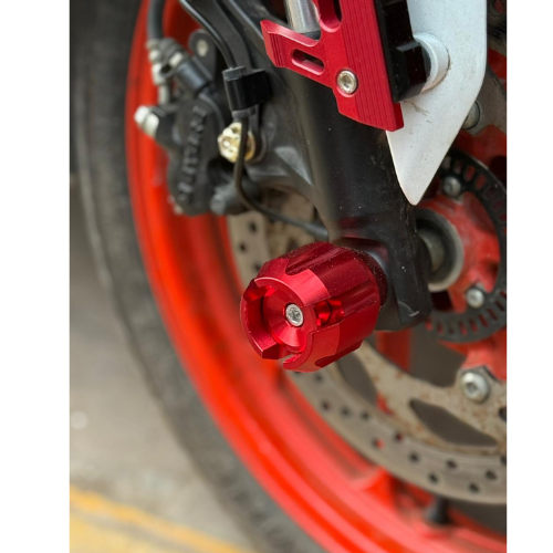 CNC Aluminum Fork Slider / Axle Protector – Universal Motorcycle Crash ...
