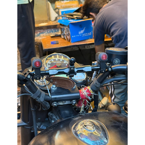 Heavy-Duty Motorcycle Handlebar Vibration Rod – Universal Crossbar ...